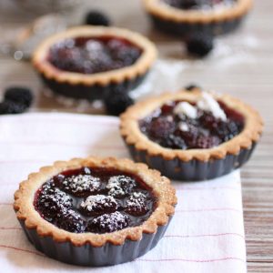 Baking Blackberry Tarts - A blackberry tart recipe that will delight
