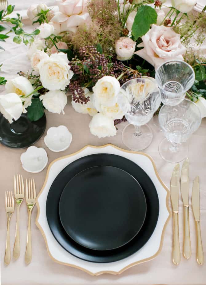 Place Setting Template for Informal and Formal Gatherings